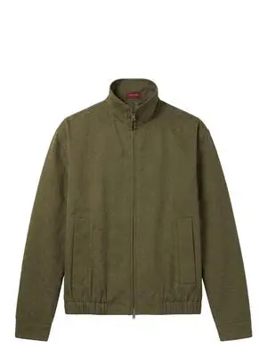 Gucci Gg Canvas Bomber Jacket - Forest Green