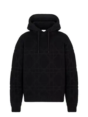 Dior Cannage Hooded Sweatshirt - Black
