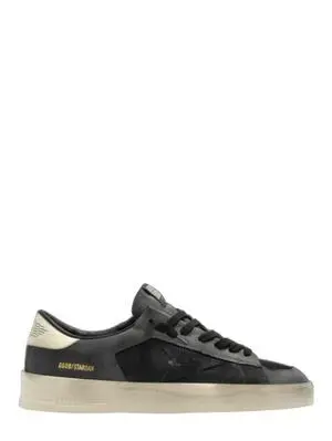 GOLDEN GOOSE Stardan Lace-up Sneakers - Black