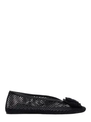 GANNI Ganni Jenny Ballet Flats Black