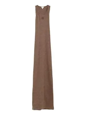 Loewe Anagram Tank Maxi Dress - Brown