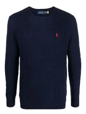 POLO RALPH LAUREN Polo Ralph Lauren Embroidered Cable-Knit Jumper