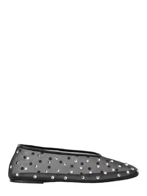 Khaite The Marcy Embellished Ballet Flats - Gray