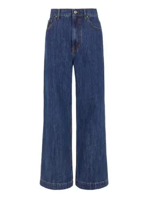 P.a.r.o.s.h Five-pocket Denim Jeans - Blue