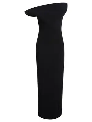 KHAITE Khaite Cato Dress With Draped Bodice And Handkerchief Detail