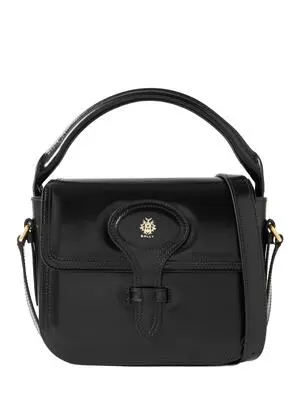 Bally Logo Printed Top Handle Bag - Black