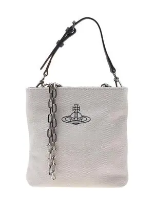 VIVIENNE WESTWOOD Logo Shoulder Bag - Gray