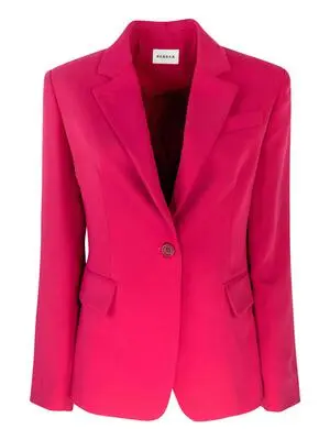 P.a.r.o.s.h Single-breasted Blazer - Fuchsia Pink