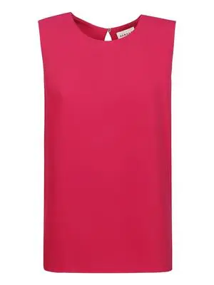 P.a.r.o.s.h Crewneck Vest With Back Slits - Red