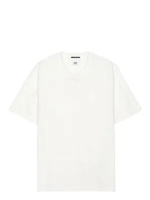C.P. COMPANY Rubberised Logo-print T-shirt - White