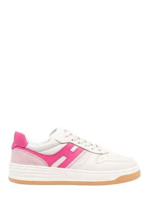 Hogan Round Toe Lace-up Sneakers - Multicolor