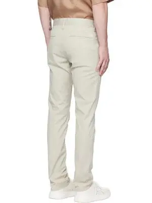 Hugo Boss Logo Casual Pants - White