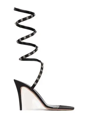 Valentino Garavani Rockstud Open Toe Sandals - Black
