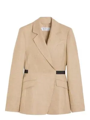 Max Mara Max Mara Fionda Tailored Blazer Camel