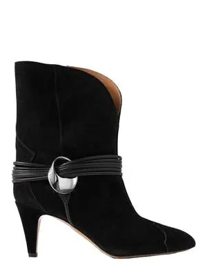 Isabel Marant Étoile Leather Ankle Boots - Black