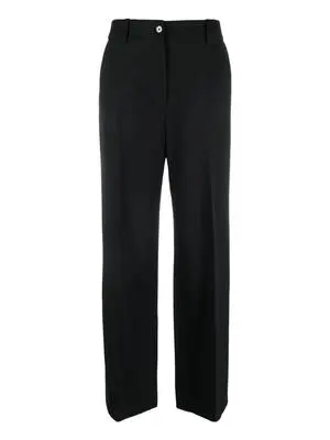 PATOU High Waisted Straight-leg Pants - Black