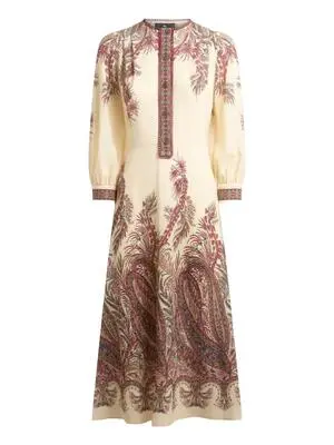 ETRO Etro Printed Puff Sleeve Dress