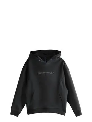 ADER ERROR Printed Lettering Hoodie - Black