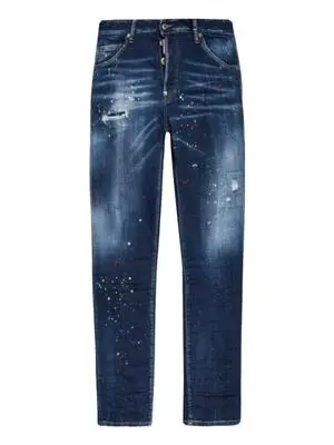 Dsquared2 Cool Guy Distressed Skinny Jeans - Blue