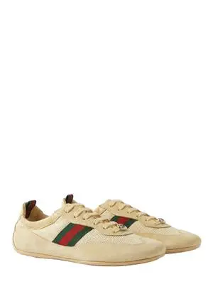 Gucci Shift Lace-up Sneakers - Light Yellow
