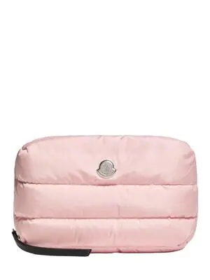 Moncler Caradoc Quilted Beauty Case - Pink