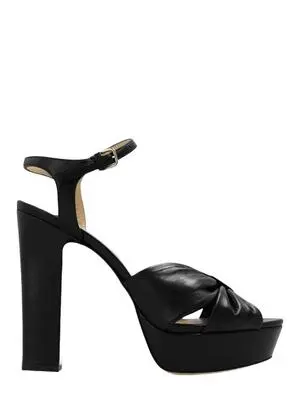 JIMMY CHOO Jimmy Choo Heloise Knotted Platform Sandals