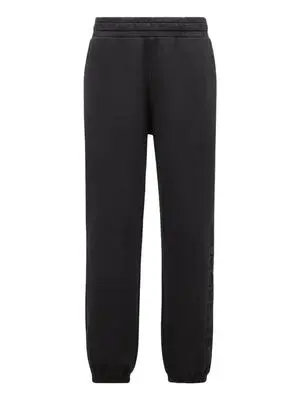 Moncler Logo Embroidered Track Trousers - Black