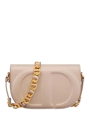 Dior Cd Signature Bag With Strap - Nude