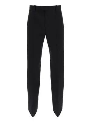 Bottega Veneta High-waisted Flared Trousers - Black