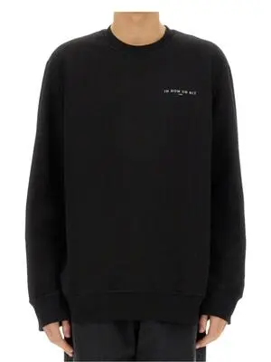 IH NOM UH NIT Crowned Mask" Crewneck Sweatshirt - Black