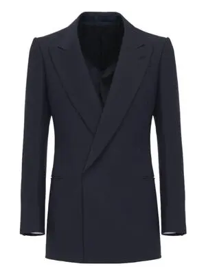 Alexander McQueen Long Sleeved Tailored Blazer - Black