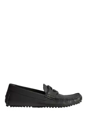 Gucci Interlocking G Driving Loafers - Black
