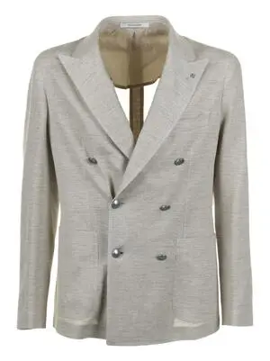 Tagliatore Double-breasted Blazer - Gray