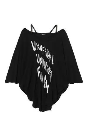 Undercover Graphic 3/4 Sleeve T-shirt - Black