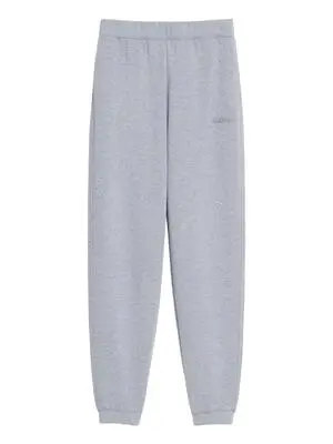Max Mara Max Mara Logo Embroidered Straight Leg Pants Medium Gray