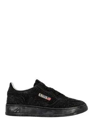 AUTRY Rose Medalist Low Sneakers - Black