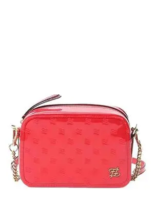 FENDI Fendi Karligraphy Embossed Crossbody Bag