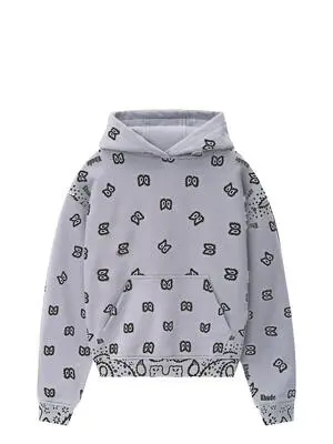 RHUDE Rhude Long-Sleeved Hoodie With All-Over Pattern