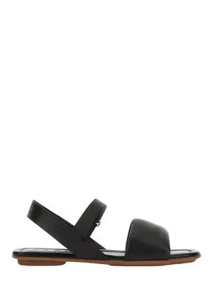 Hogan Flat Sandals - Black