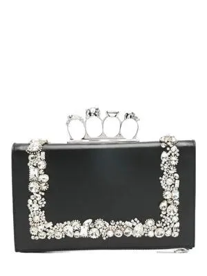 ALEXANDER MCQUEEN Alexander McQueen Embellished Knuckle Clutch Bag