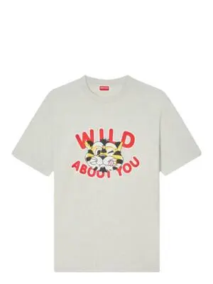 Kenzo Short Sleeve Crewneck T-shirt - Light Gray