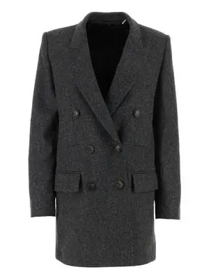 Isabel Marant Étoile Double-breasted Tailored Blazer - Black