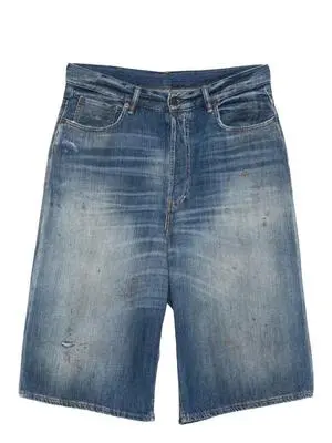 Acne Studios Loose Fit Denim Shorts - Multicolor