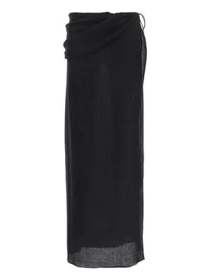 MAGDA BUTRYM Magda Butrym Asymmetrical Maxi Skirt With Pearl Embellishments