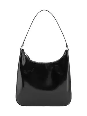 Staud Logo Shoulder Bag - Black