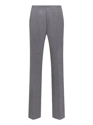 Dior Tailored Logo Patch Elasticated-waist Track Pants - Gray