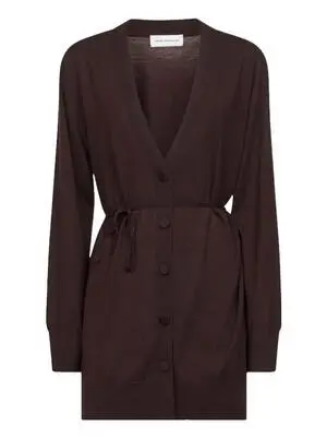 Dries Van Noten Dries Van Noten Single-Breasted Printed Cardigan Black