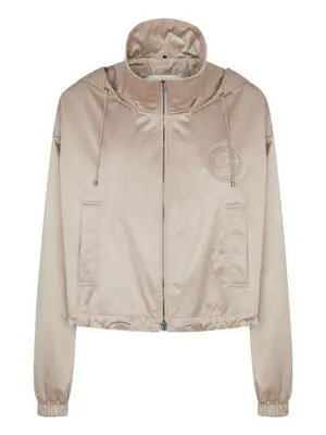FENDI Fendi Cropped Drawstring Hooded Jacket