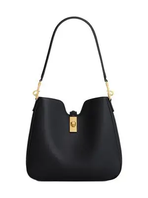 Celine Small Camille 16 Soft Bag In Smooth Calfskin - Black