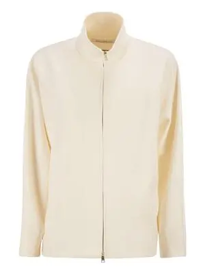 Max Mara Zip-up Jacket - White